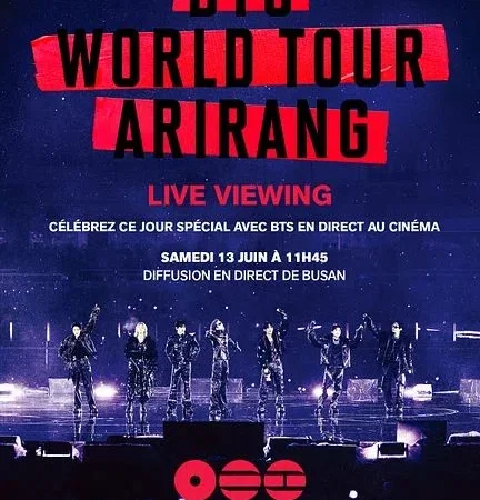 BTS World Tour 'Arirang' in Busan : Live Viewing : horaires et séances ...